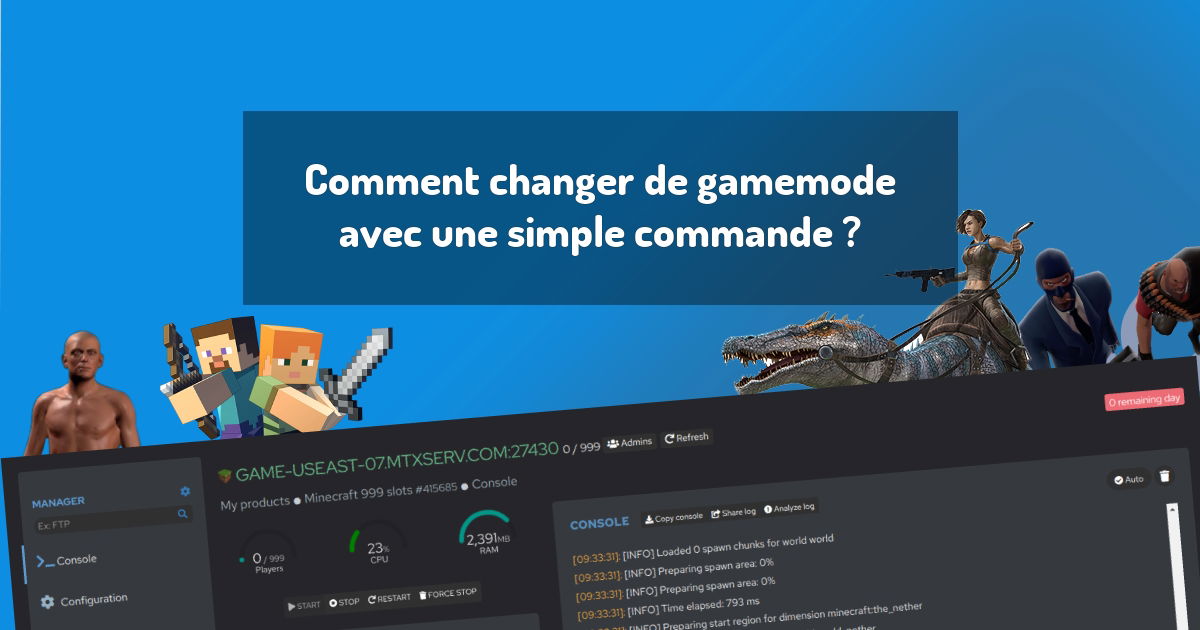 Comment changer de gamemode avec une simple commande ? | Guides ...