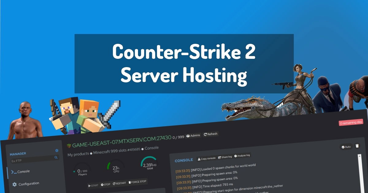 Counter-Strike 2 Server Hosting - mTxServ