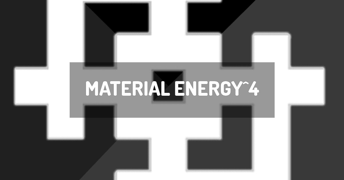Material Energy^4 | minecraft modpack