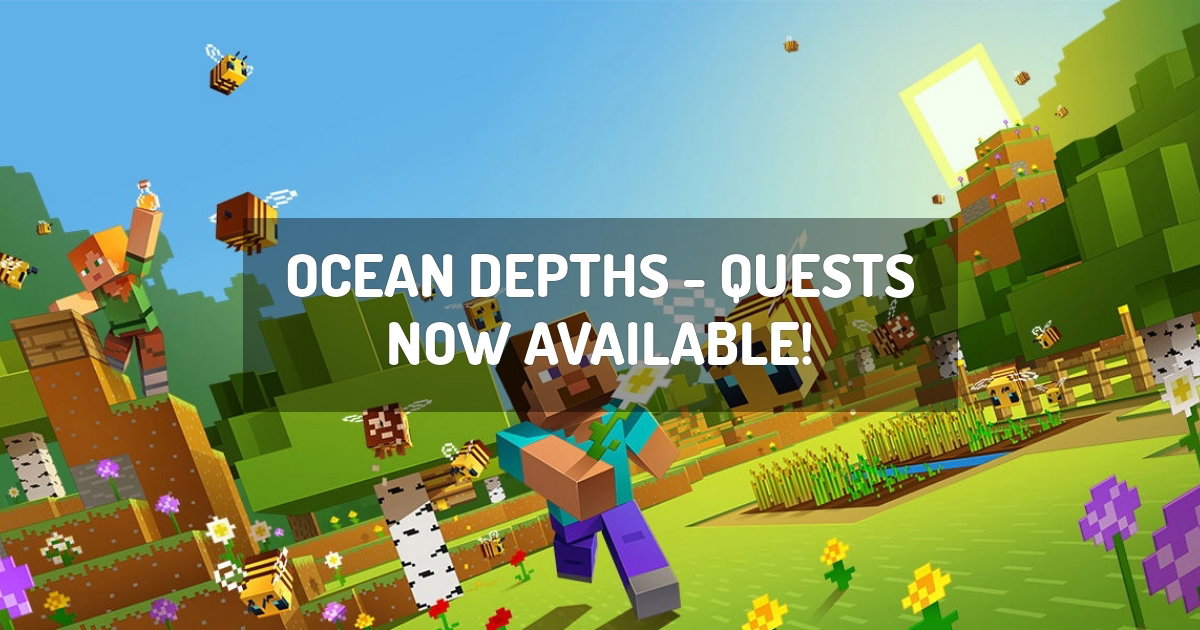 Ocean Depths - QUESTS NOW AVAILABLE! | minecraft modpack