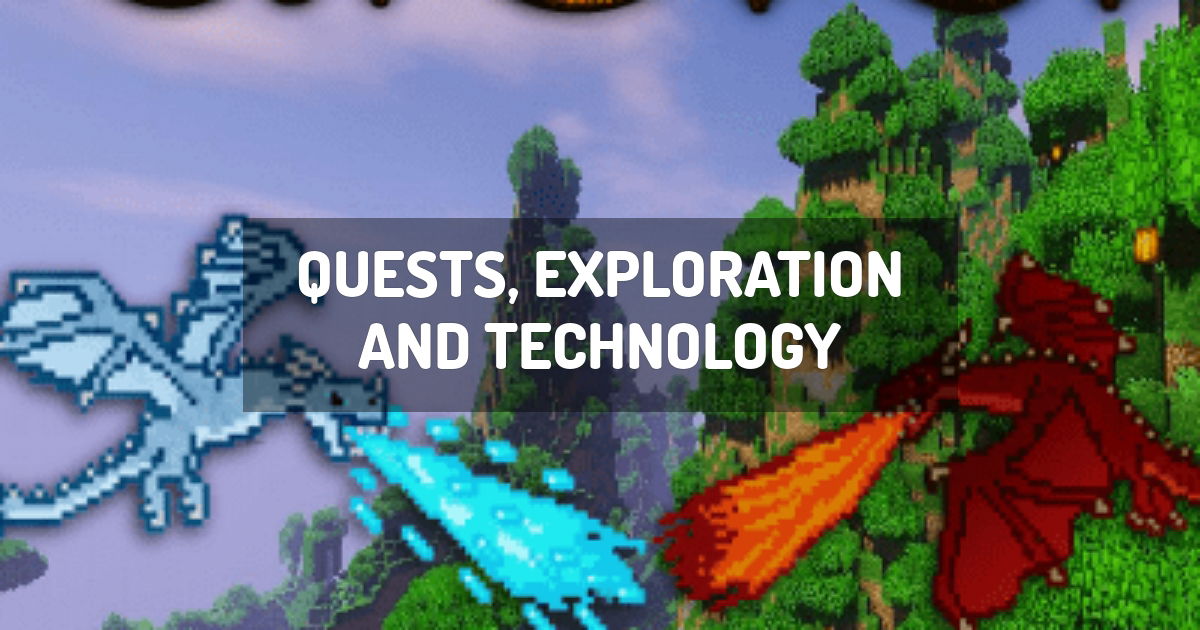 Quests, Exploration and Technology | minecraft modpack