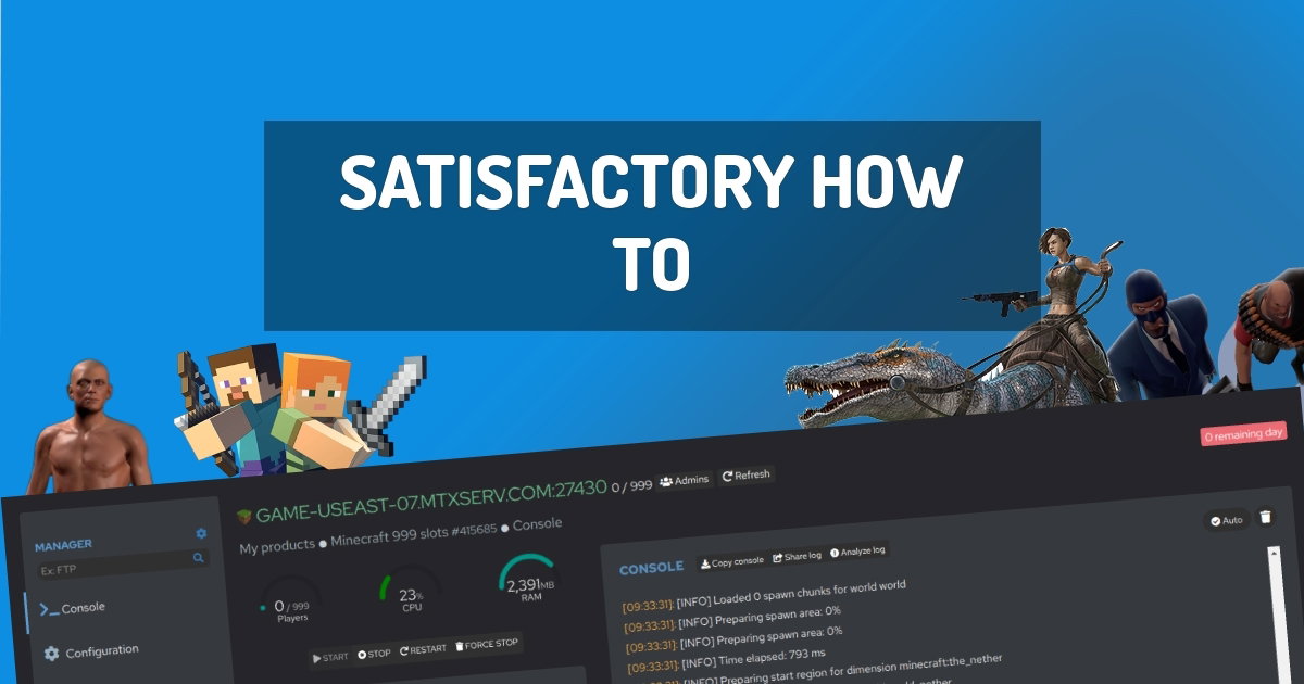 Satisfactory How To